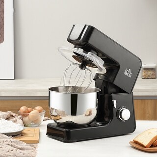 Stand Mixer with Beater, Dough Hook and Splash Guard - Bed Bath ...