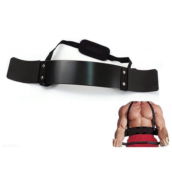 Arm Blaster Bicep Weight Lifting Stabilizer Bar Gym Isolator Training ...