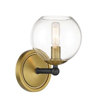 Minka Lavery Cornwell Aged Brass 1 Light Vanity Light - Bed Bath ...