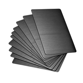 Blank Metal Cards Brushed 201 Stainless Steel Plate - Bed Bath & Beyond ...