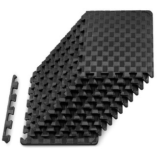 ProsourceFit Checkered Puzzle Exercise Mat 12 x 12 1/2-in - Bed Bath ...