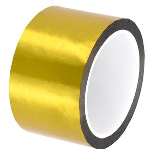 Gold Tone Metalized Tape 2.4 Inch x 55 Yards Decoration Tape for DIY ...