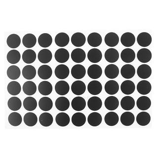 Home Cabinet Table Self-adhesive Screw Hole Covers Caps Stickers Black ...