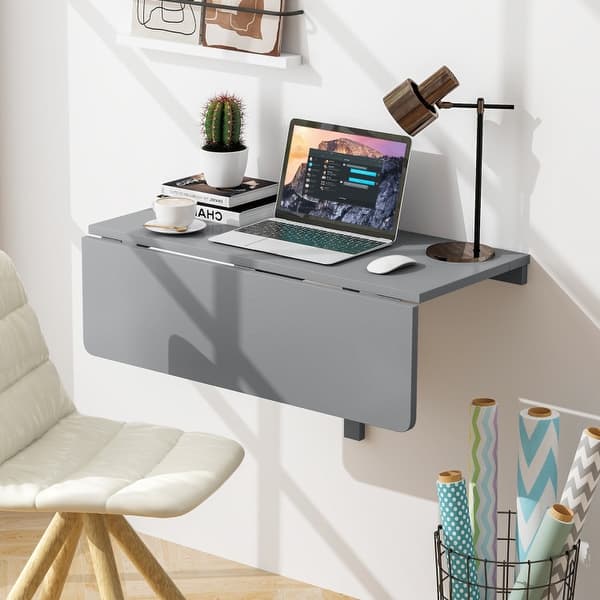 folding wall mounted drop leaf table