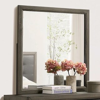 Jacob Mirror in Gray - Bed Bath & Beyond - 36575923