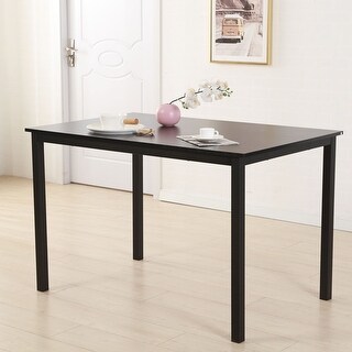 Home Simplistic Useful Iron Frame Dining Table For Living Room - Bed ...