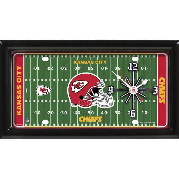 Kansas City Chiefs Field Clock - Bed Bath & Beyond - 39686289