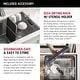 Delta 95BA132-45S Lorelai 45” Workstation Kitchen Sink Undermount 16 ...