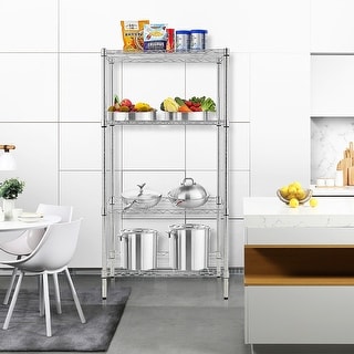 Adjustable Wire Shelving Unit Chrome - Bed Bath & Beyond - 34198463