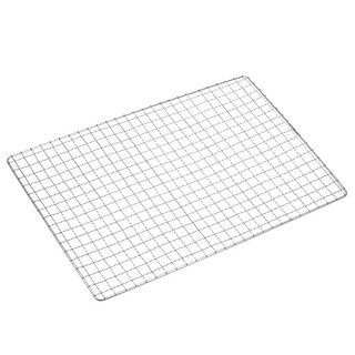 Square BBQ Grill Net 17.3"x10.2" Stainless Steel Barbecue Mesh - Bed ...