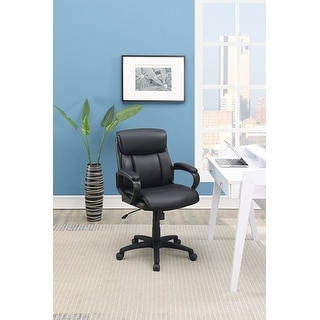 Extra Padded Office Chair with Adjustable Height and Mobile Swivel Base ...