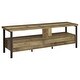 Coaster Furniture Ruston Weathered Pine 71-inch 3-drawer TV Console ...