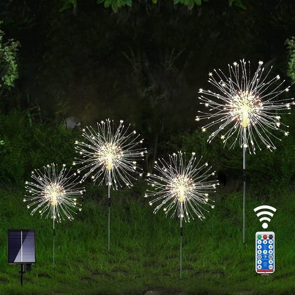 Solar FireworkGarden Lights Fairy Twinkle Lights 120LED - Bed Bath ...