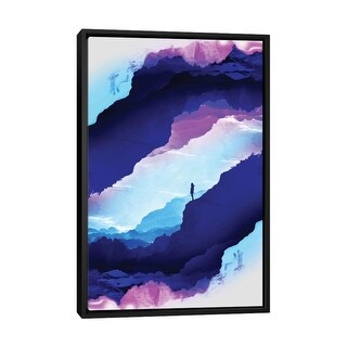 iCanvas "Violet Dream Of Isolation" by Stoian Hitrov Framed Canvas ...