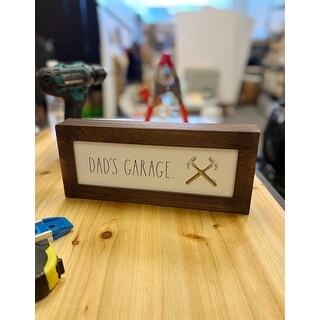 Rae Dunn Wall/Desk Sign - DAD'S GARAGE - Bed Bath & Beyond - 37108047