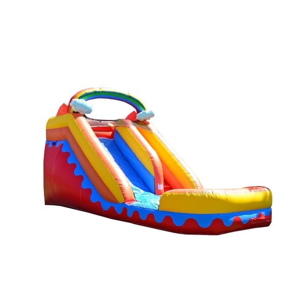 JumpOrange 14' Rainbow Cloud Xtreme Commercial Grade Inflatable Water ...