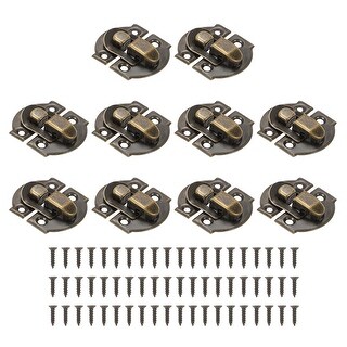 10 Pack Small Metal Vintage Box Toggle Latch with Mounting Screw - Bed ...
