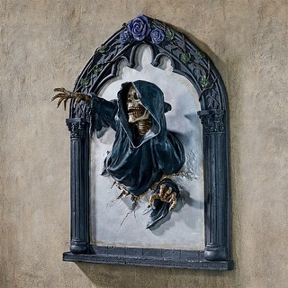 Design Toscano Grim Reflections Reaper Wall Sculpture - Bed Bath ...