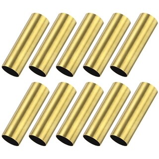 Brass Round Tube, Short Brass Seamless Tubing for DIY Crafting ...
