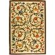 SAFAVIEH Handmade Chelsea Hali French Country Floral Scroll Wool Rug ...