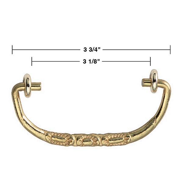 Solid Brass Bail Pull Victorian Scalloped Renovators Supply - Bed Bath ...