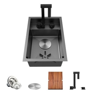 TORVA RV Sink, 12 x 17 Inch Undermount Bar Sink Premium Stainless Steel ...