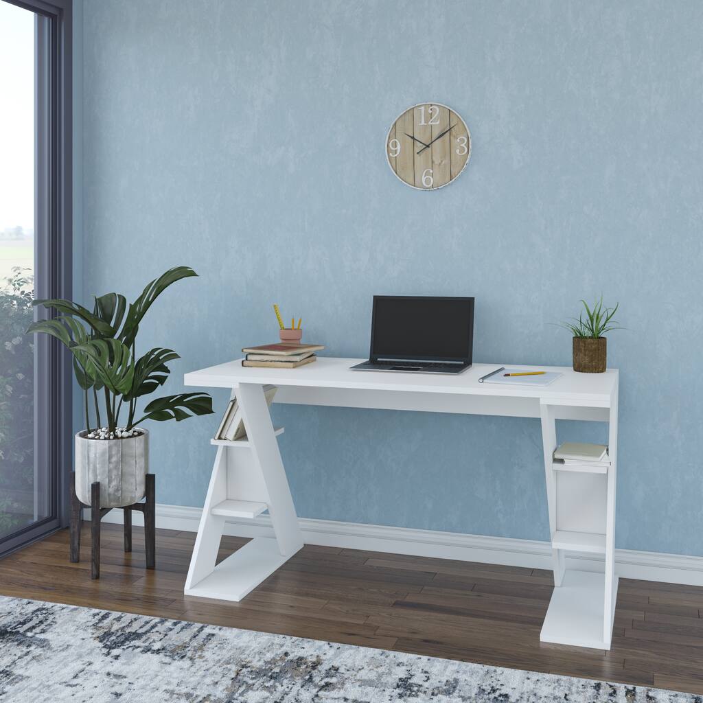 Carson Carrington Munksater Wood Modern Desk - Overstock - 27976517