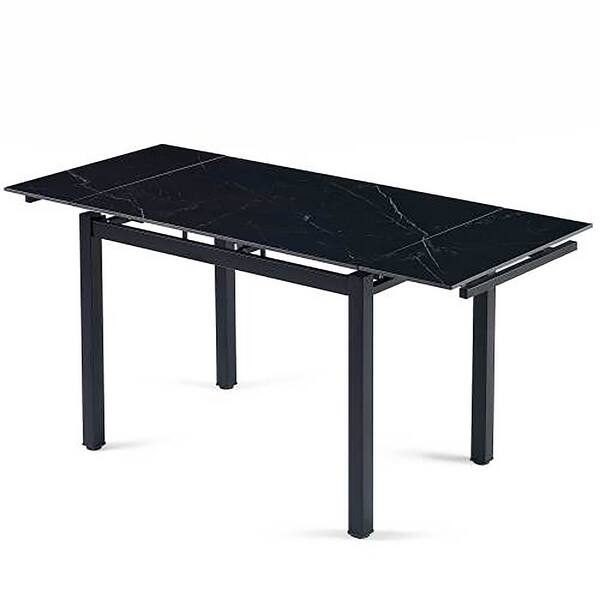 Ceramic Modern Rectangular Expandable Dining Room Table - Bed Bath ...