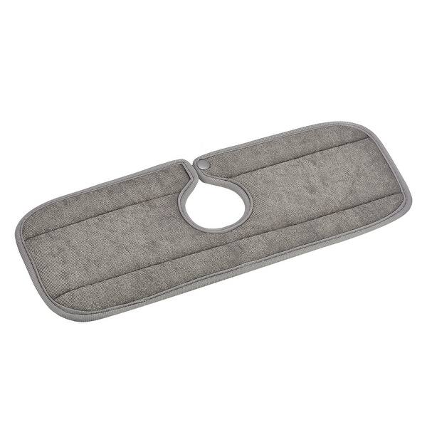Faucet Drain Pad Drip Catcher Tray Kitchen Sink Splash Guard Grey - Bed ...