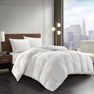 Chic Home Duchess 1 Piece Box stitched solid white shell with ...