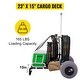 VEVOR Beach Carts for Sand Cargo Deck TPU Balloon Wheels 165LBS Loading ...