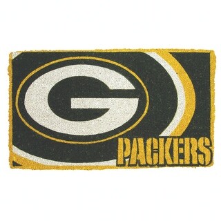 Green Bay Packers Welcome Mat, 18" x 30" - Bed Bath & Beyond - 41911346