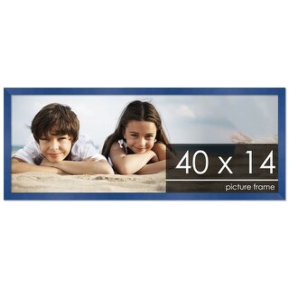 40x14 Contemporary Complete Wood Panoramic Frame with UV Acrylic, Foam ...