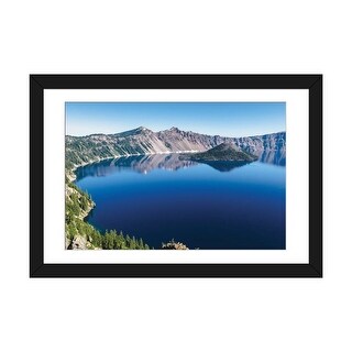 iCanvas "Crater Lake National Park - Blue Mountain Lake" by Nature ...