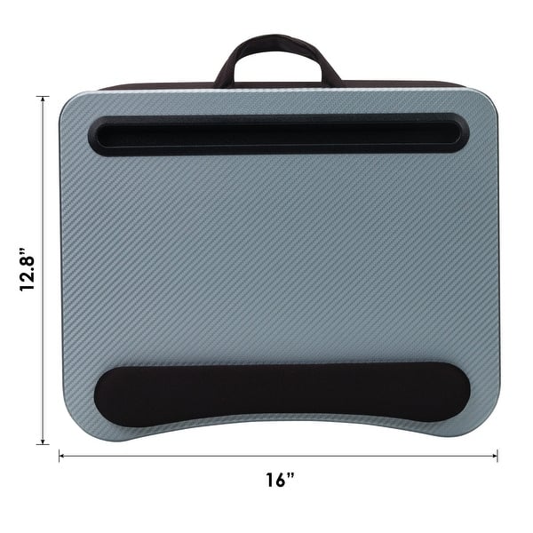 LapGear Memory Foam Lap Desk with tablet holder and wrist rest - Bed ...