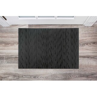 RIDGE BLACK Doormat By Kavka Designs - Bed Bath & Beyond - 33356627