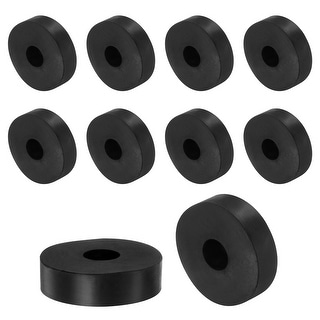 Rubber Spacer, Round Anti Vibration Spacers Rubber Bushing - Balck ...