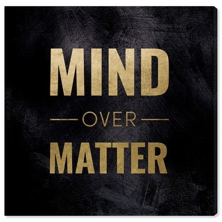 Mind Over Matter Manly Inspirational Cowboy Canvas Wall Art by ...