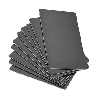 Blank Metal Cards Anodized Aluminum Plate for DIY Laser Engraving - Bed ...