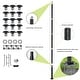 Street Light Pole 20ft Tall - Black Outdoor Adjustable Metal Street ...