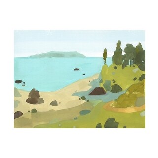 Jacob Green 'Coastal Inlet II' Canvas Art - Bed Bath & Beyond - 39539210