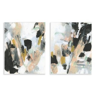 Stupell Black Splatter Abstractions Wall Plaque Art Design By June ...