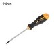 2pcs Y-type Screwdriver 4mm Magnetic Tri-point Screw Driver 4" CR-V ...