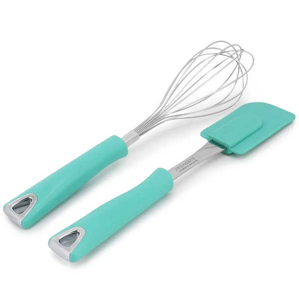 Martha Stewart Everyday Drexler 2 Piece Whisk and Spatula Tool Set in ...