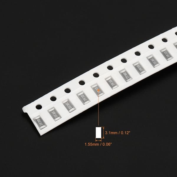 100 Pcs 1206 Chip Resistor 3.3 Ohm 1/4W Surface Mount Device Resistor ...