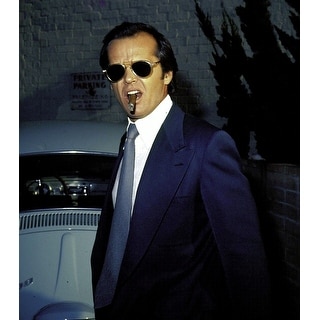 Candid Jack Nicholson smoking a cigar Photo Print - Bed Bath & Beyond ...