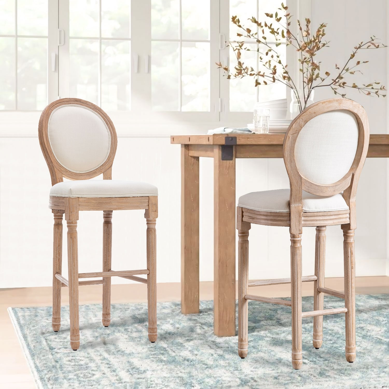 Solid Back, French Country Counter and Bar Stools - Bed Bath & Beyond