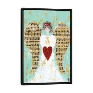 iCanvas "Red Rose Angel" by Ashley Bradley Framed Canvas Print - Bed ...