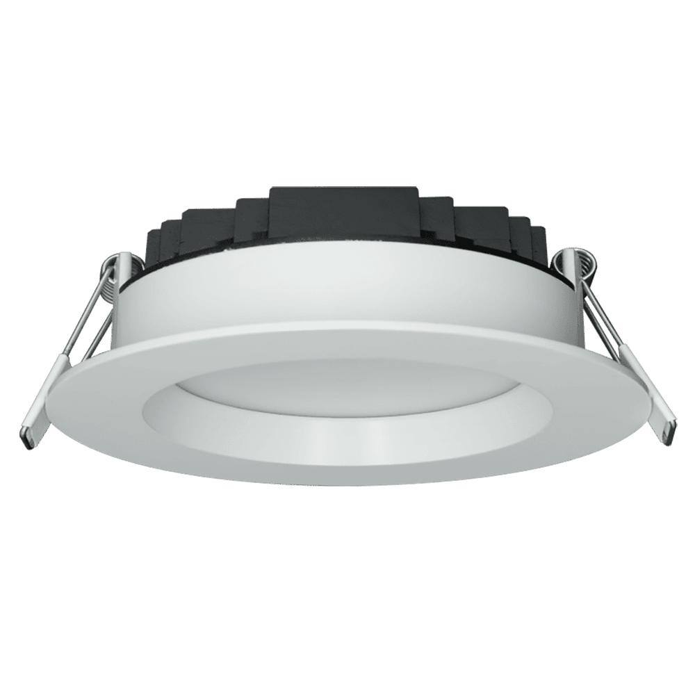 Goodlite 4" LED Regress Round Slim Recessed Fixture 15W, 120-277V Multi-Volt, Triac & 0-10V ...