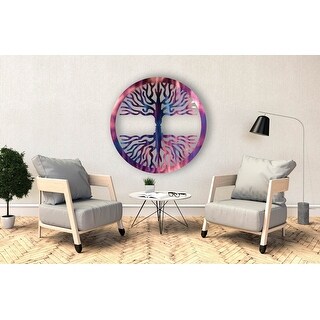 Steel Roots Face Tree Steel Wall Art - Bed Bath & Beyond - 22595445